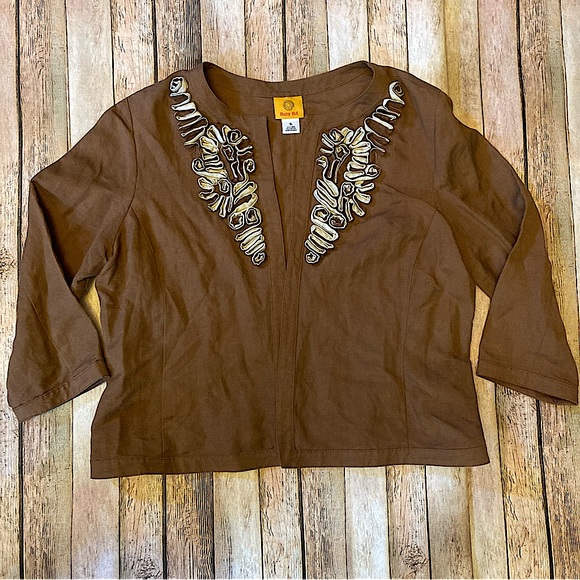 Ruby Rd. | Jackets & Coats | Ruby Rd Womens Blazer Jacket Linen Blend ...